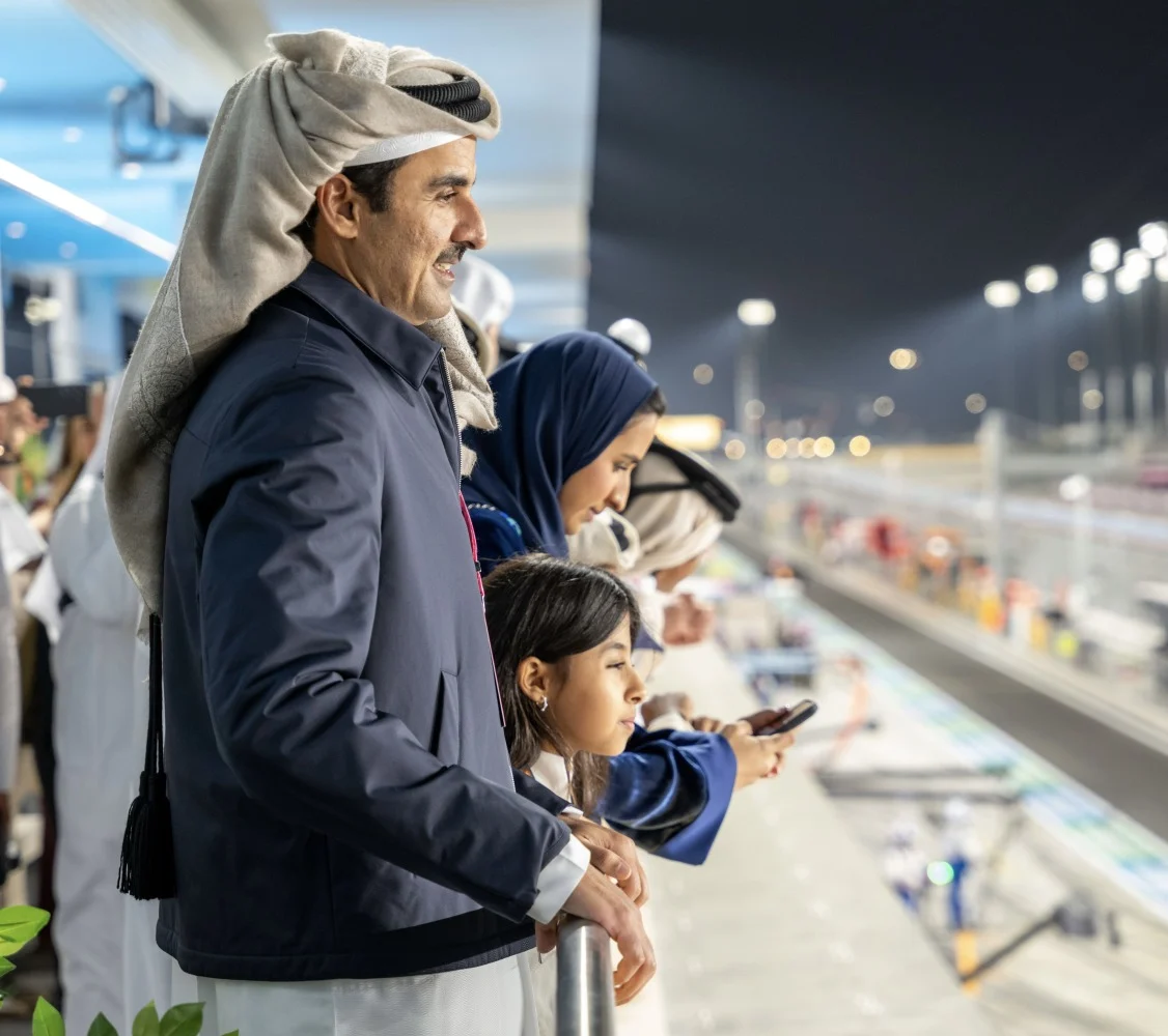 His Highness Sheikh Tamim bin Hamad Al Thani at the End of the Formula ...